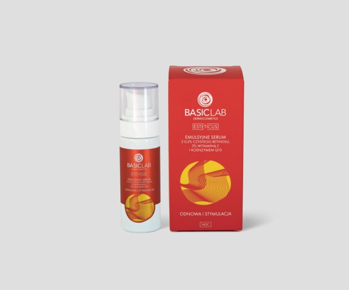 Emulsionsserum mit 0,3% reinem Retinol BasicLab ️ Nutridome.de